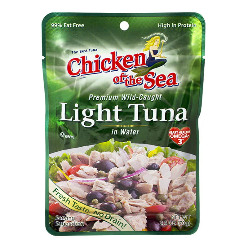 Chicken of the Sea Light Tuna - 2.5 oz. pouch 12 Pack